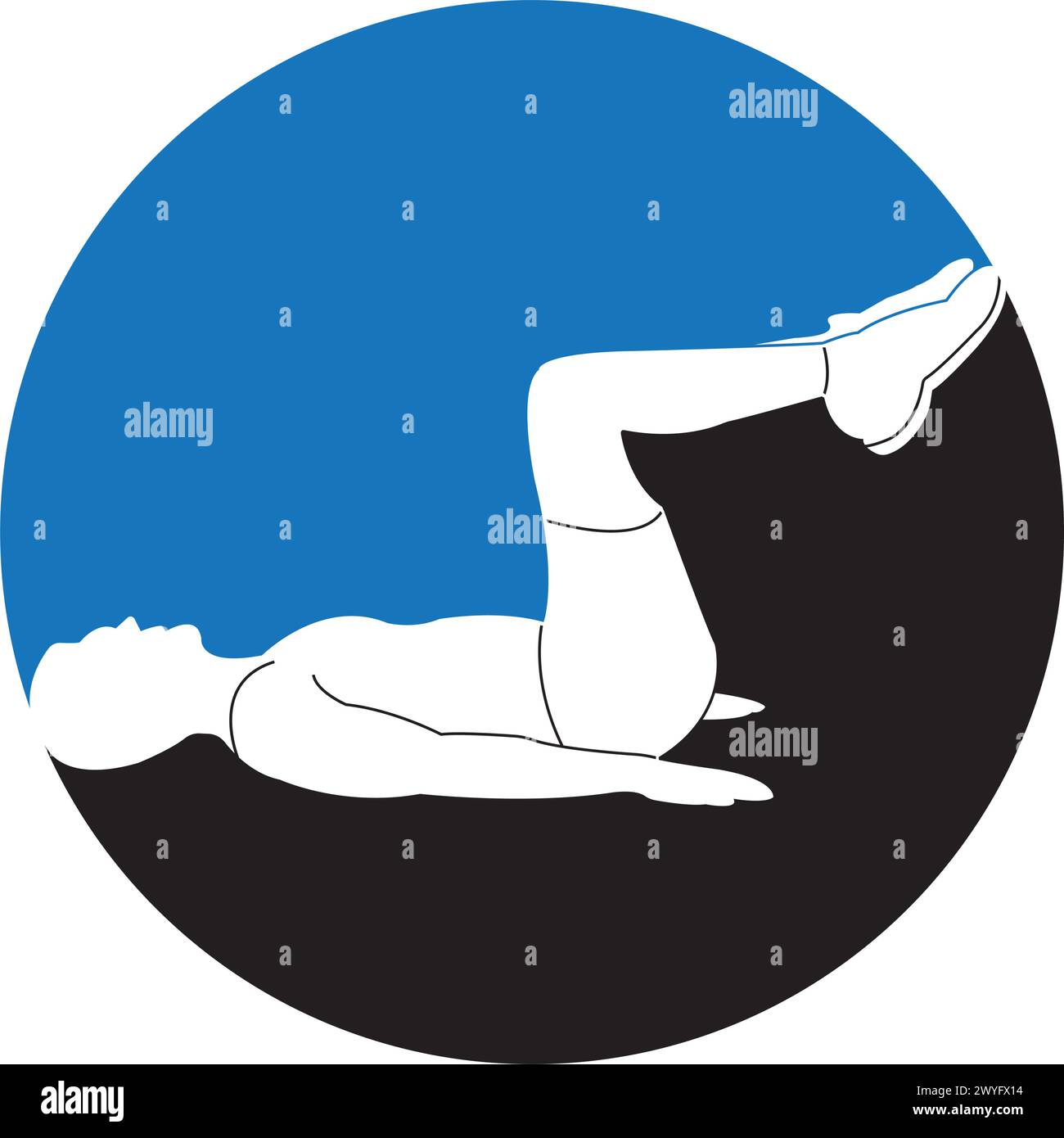 Yoga warm ups Stock Vector Images - Alamy