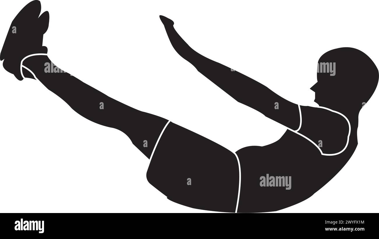 Sit Ups Icon Vector Illustration Symbol Design Stock Vector Image And Art Alamy