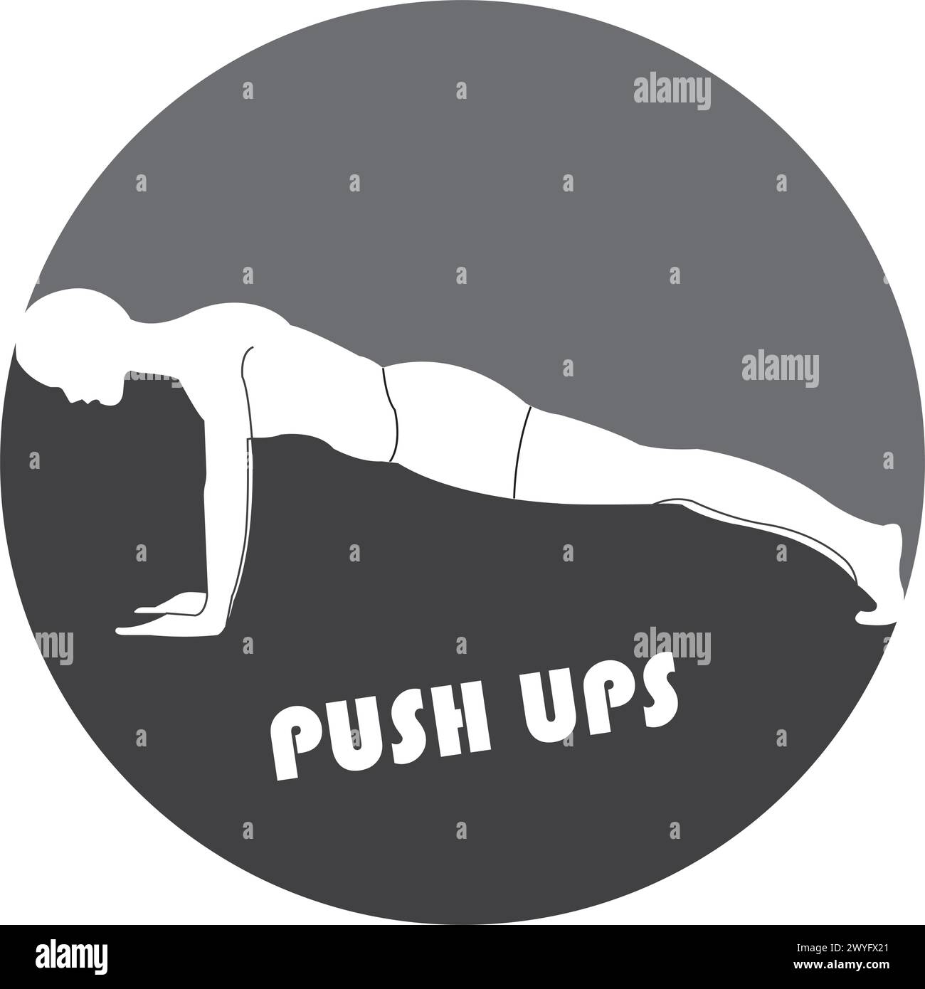 Push up icon vector illustration symbol design Stock Vector Image & Art ...
