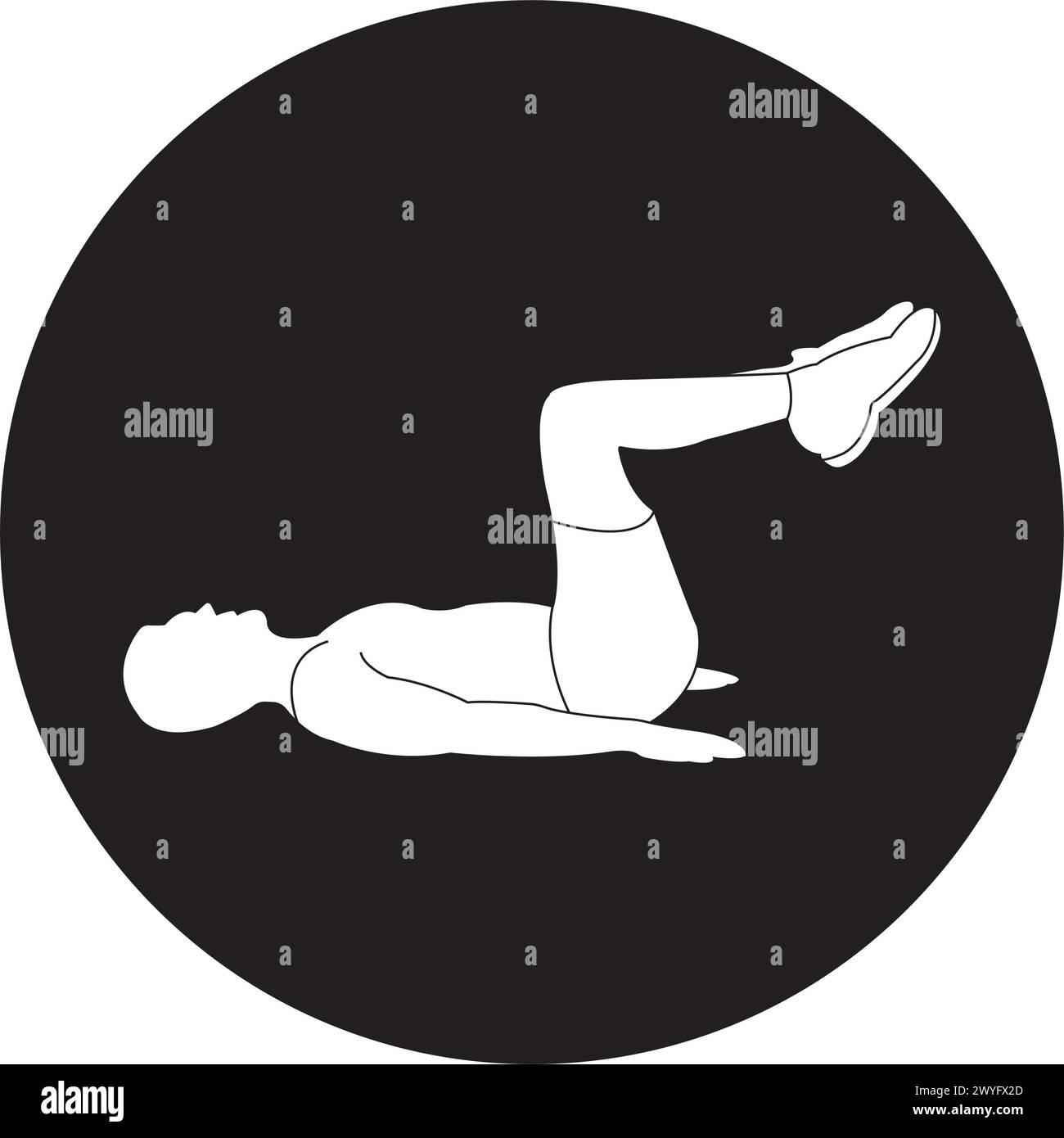 Sit ups icon vector illustration symbol design Stock Vector Image & Art ...