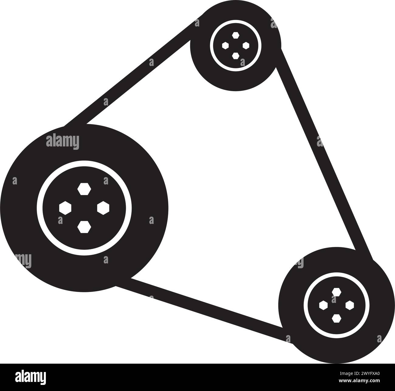 Engine belt icon vector illustration symbol design Stock Vector Image ...