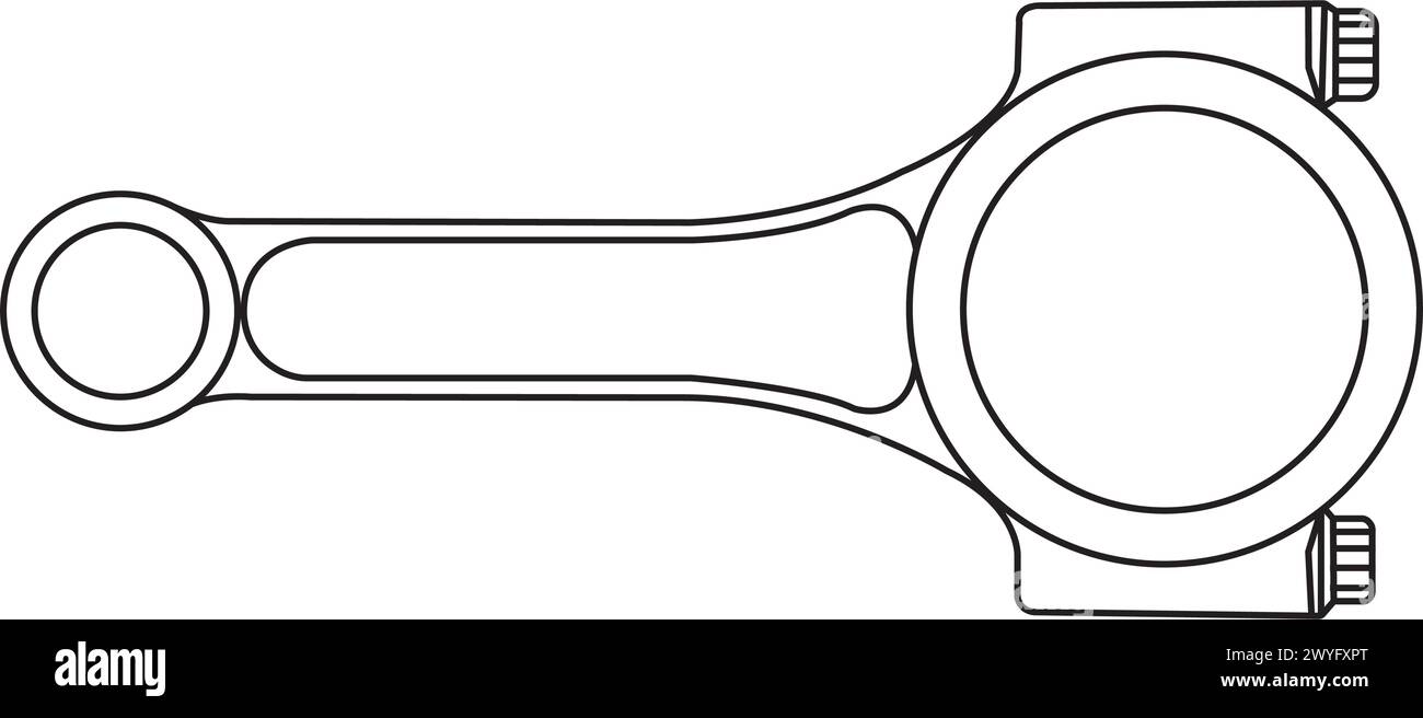 Piston arm icon vector illustration symbol design Stock Vector Image ...