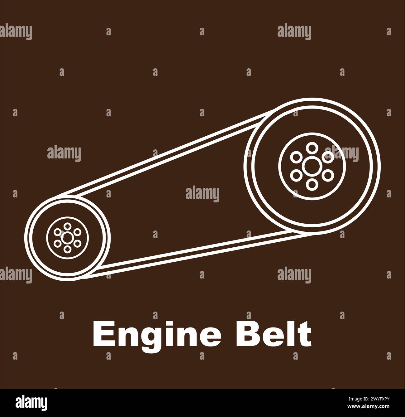 Flat belt drive system hi-res stock photography and images - Alamy