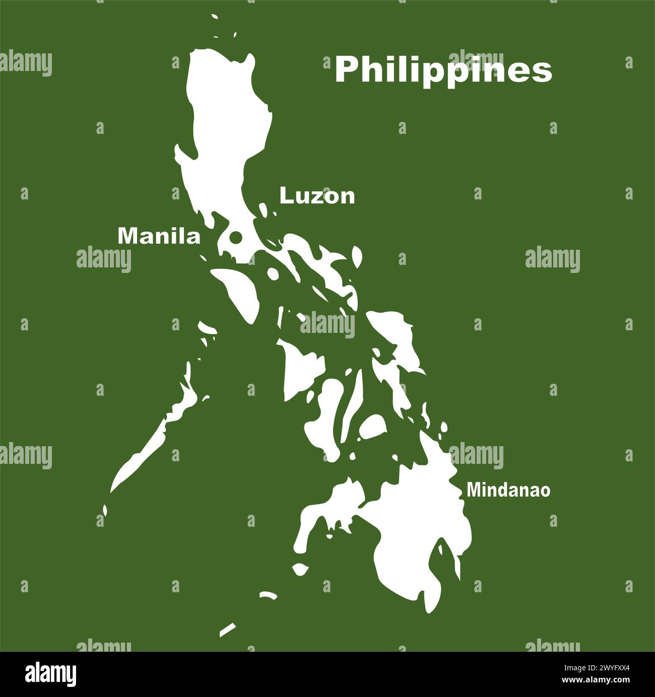 Philippines map icon vector illustration design Stock Vector Image ...