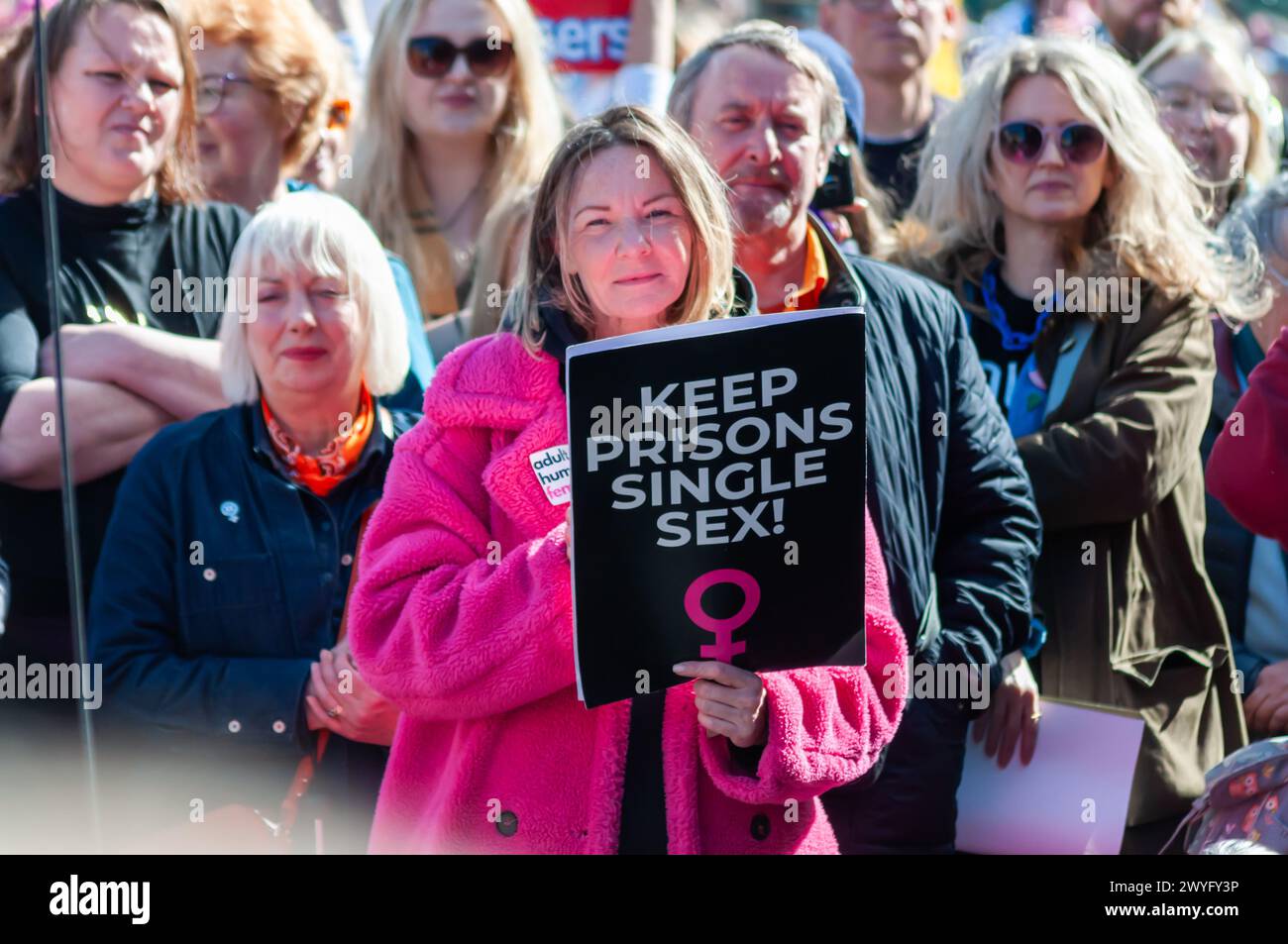 Edinburgh, Scotland, UK. 6th April, 2024. Kellie-Jay Keen-Minshull also ...