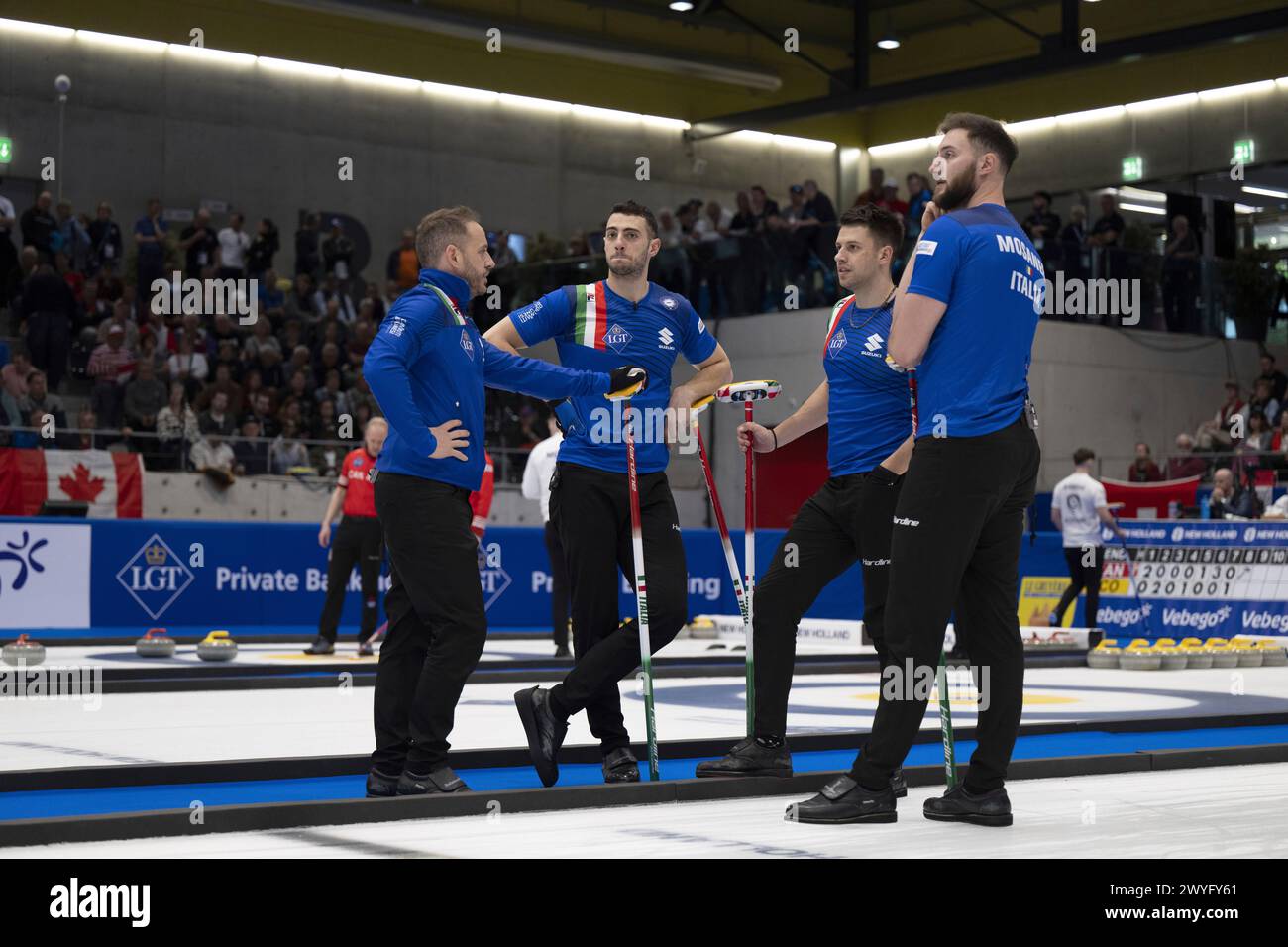Italy's Skip Joel Retornaz, Sebastiano Arman, Mattia Giovanella and ...