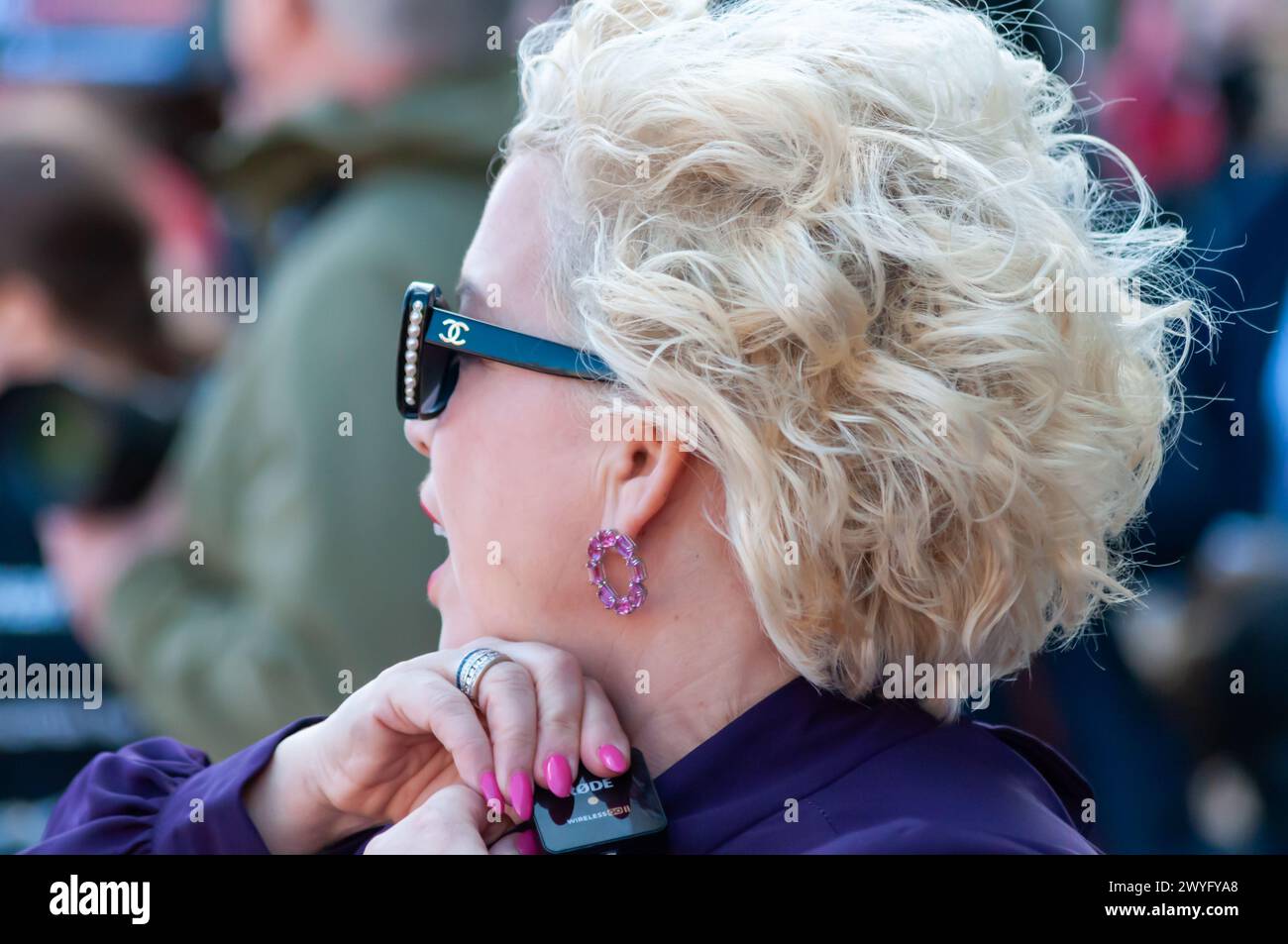 Edinburgh, Scotland, UK. 6th April, 2024. Kellie-Jay Keen-Minshull also ...