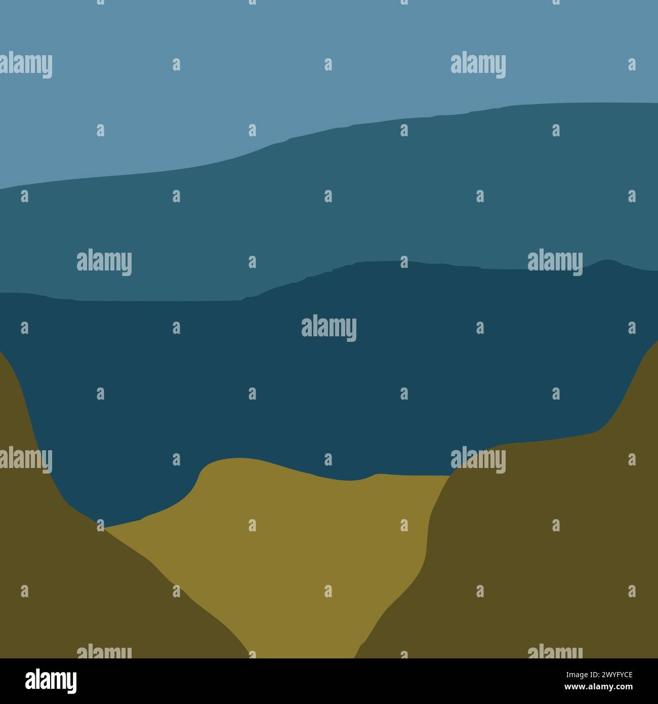 Mountains background vector illustration template design Stock Vector ...
