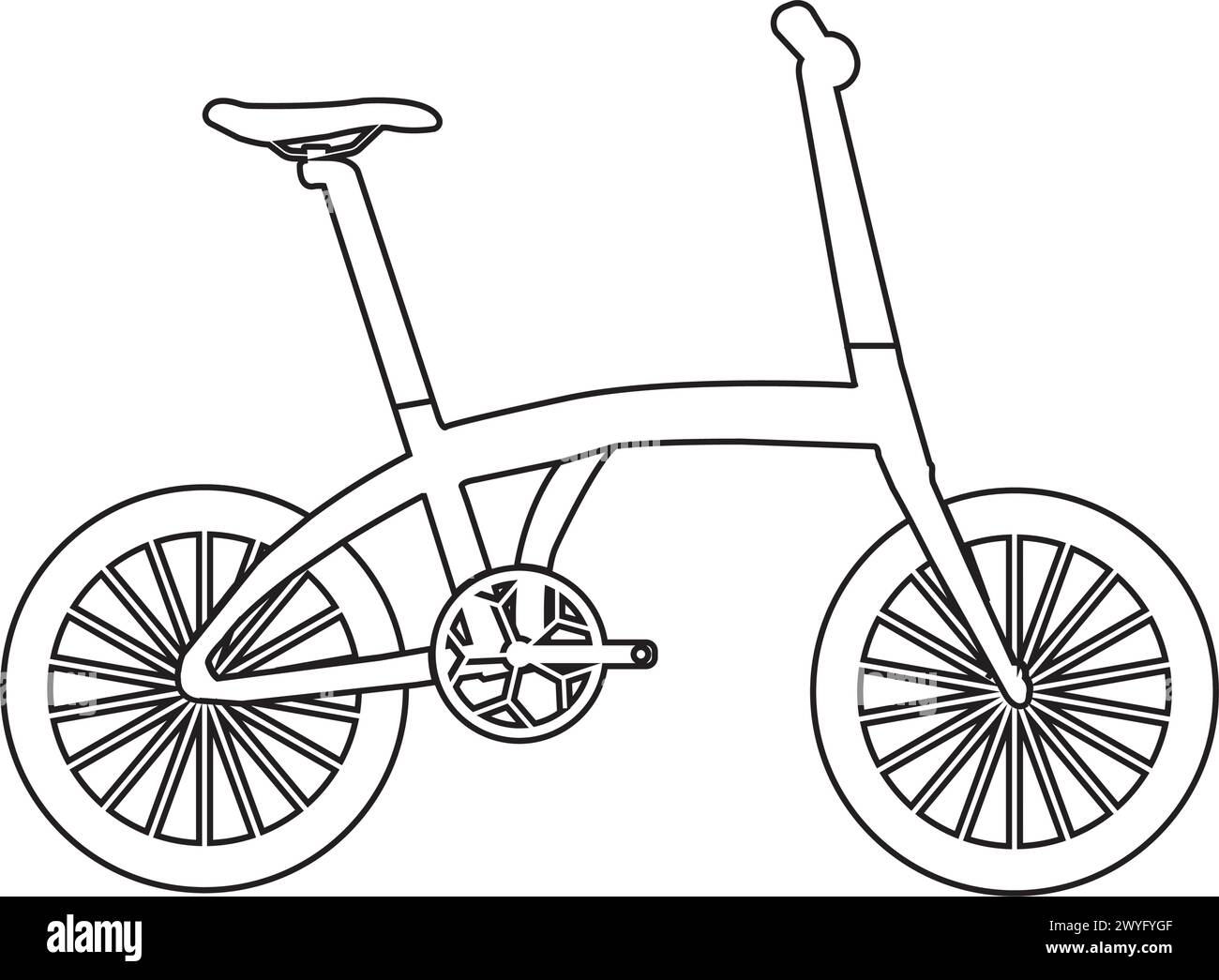 Vintage bicyclist illustration Cut Out Stock Images & Pictures - Alamy