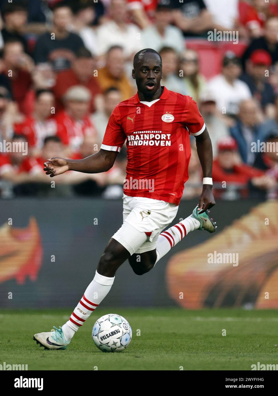 EINDHOVEN - Jordan Teze of PSV Eindhoven during the Dutch Eredivisie ...