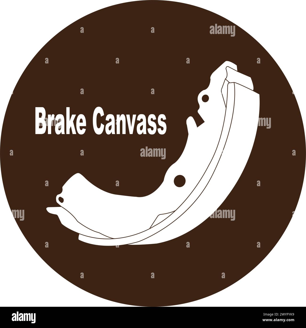 Brake pad icon vector illustration symbol design Stock Vector Image ...