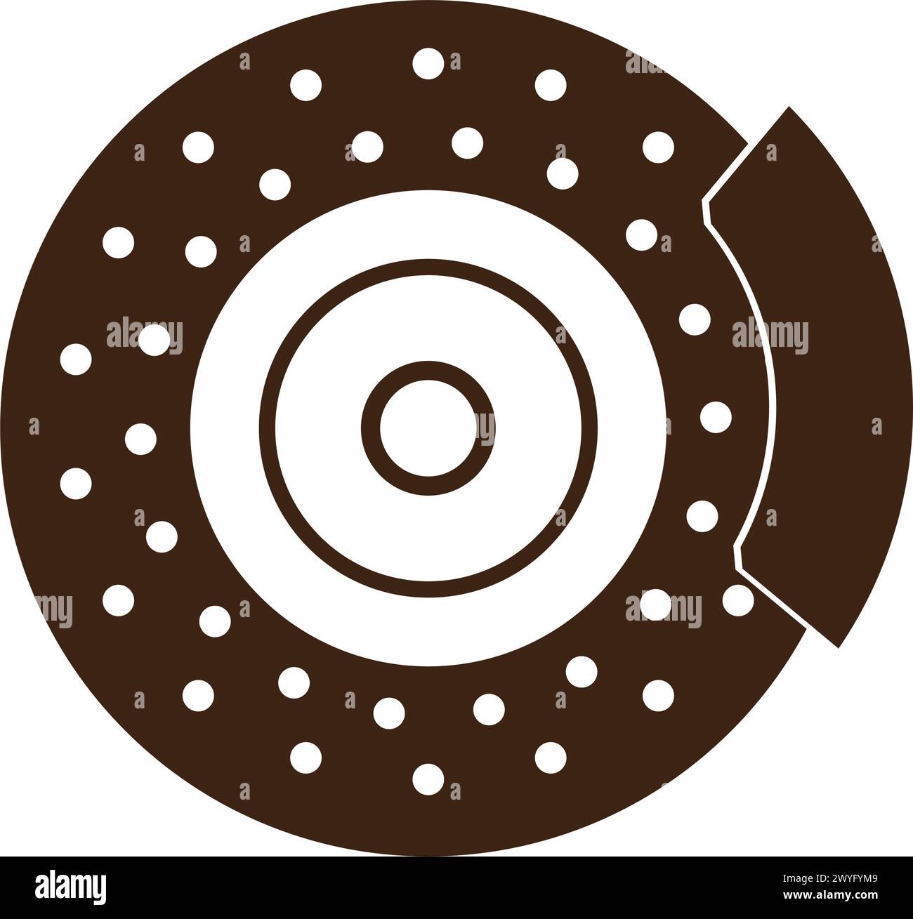 Disc brake pads Stock Vector Images - Alamy