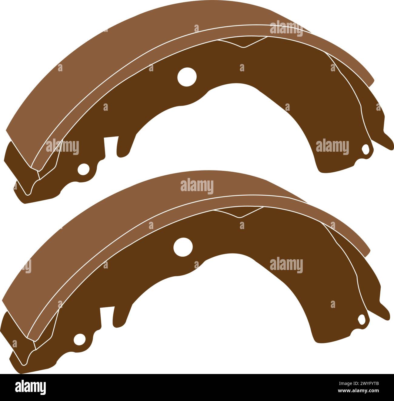 Brake pad icon vector illustration symbol design Stock Vector Image ...