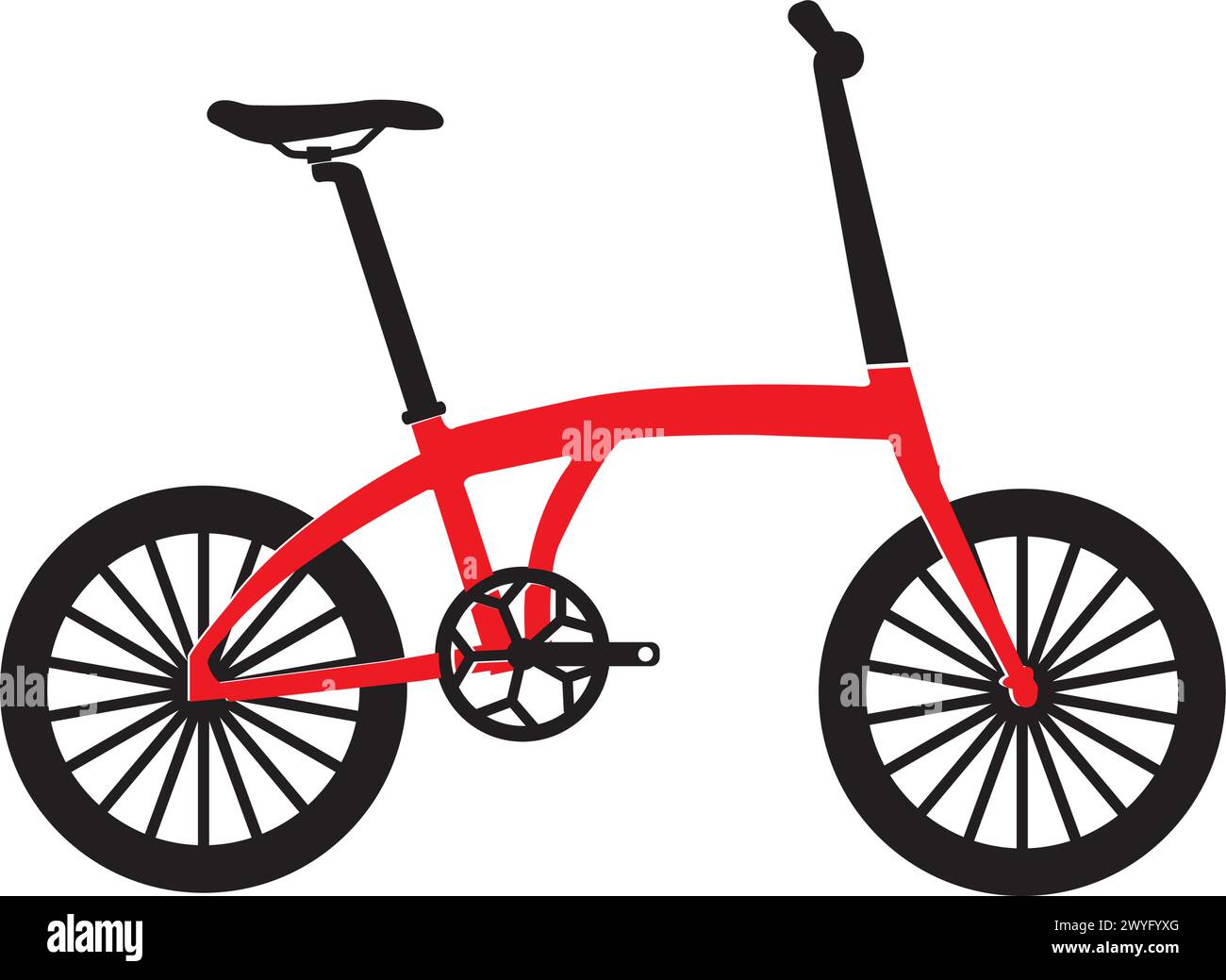Compact folding bike hi-res stock photography and images - Alamy