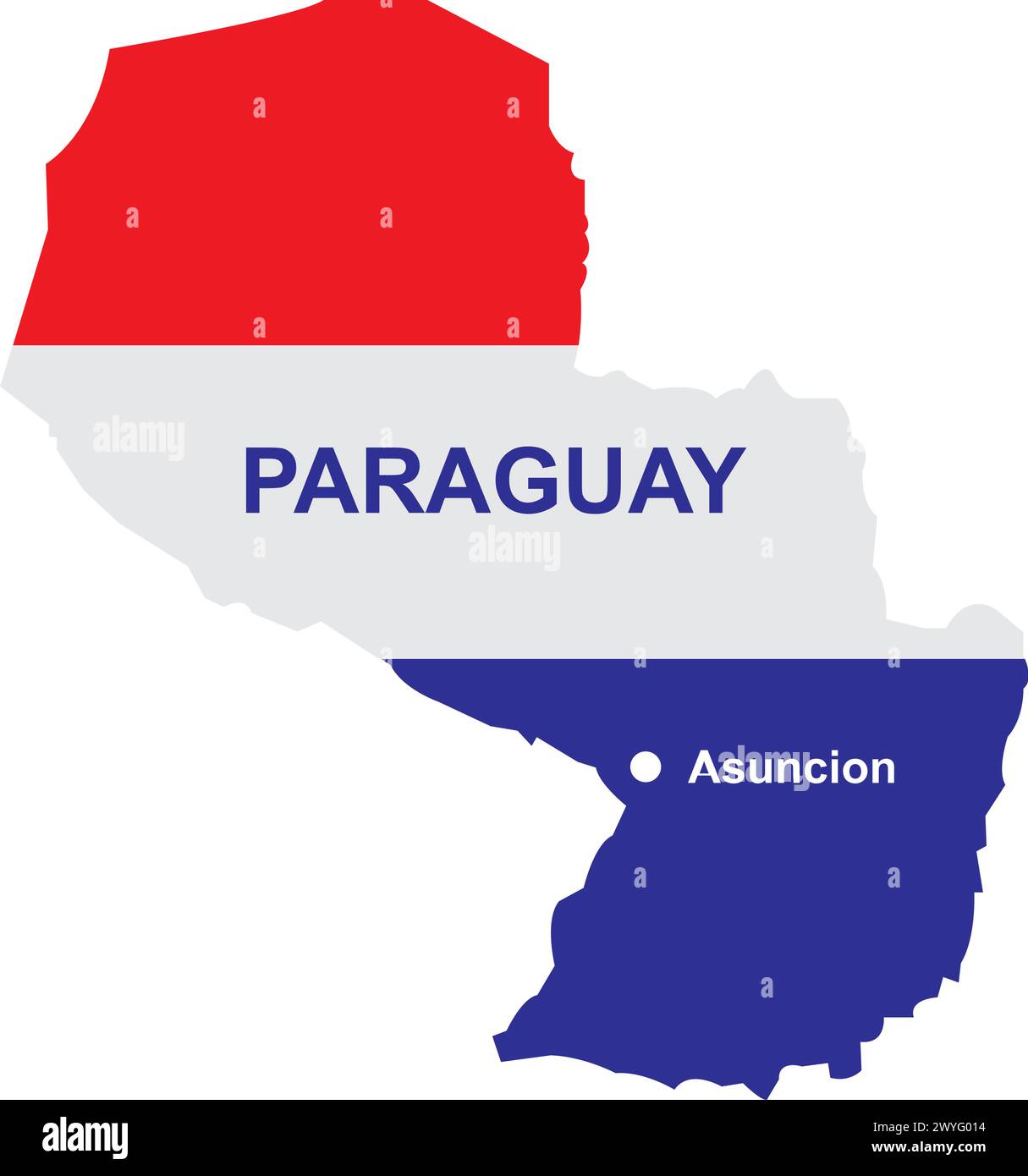 Paraguy map icon vector illustration design Stock Vector Image & Art ...