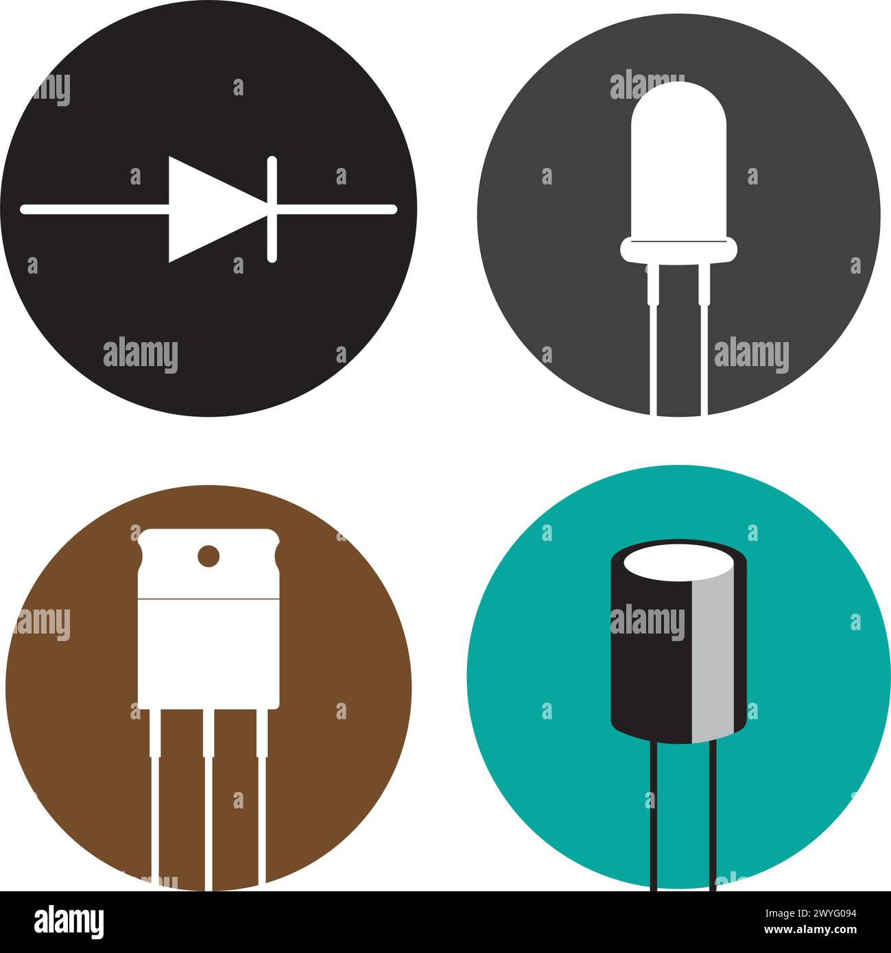 Light emitting diode diagram hi-res stock photography and images - Alamy