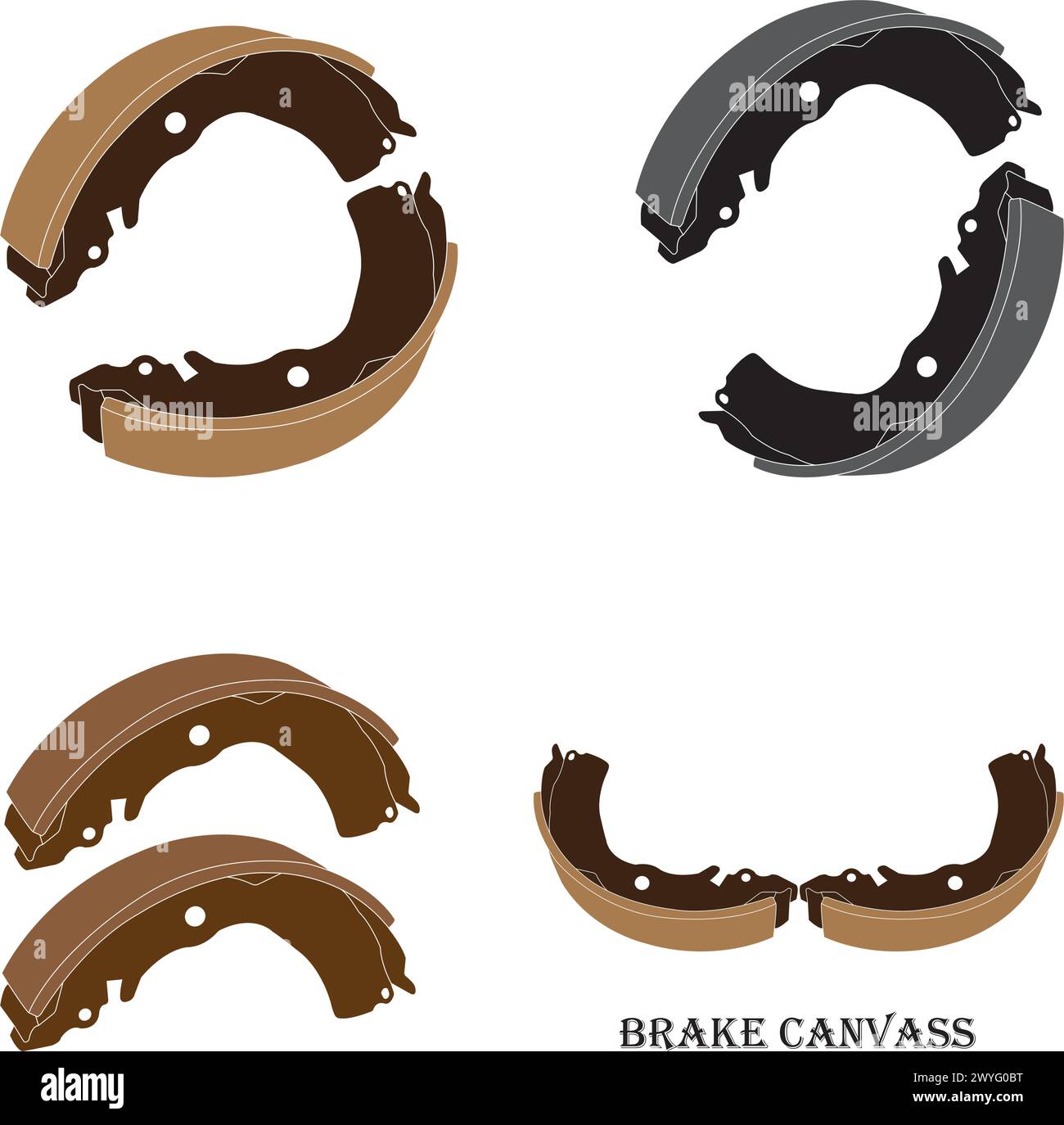 New friction brake Stock Vector Images - Alamy