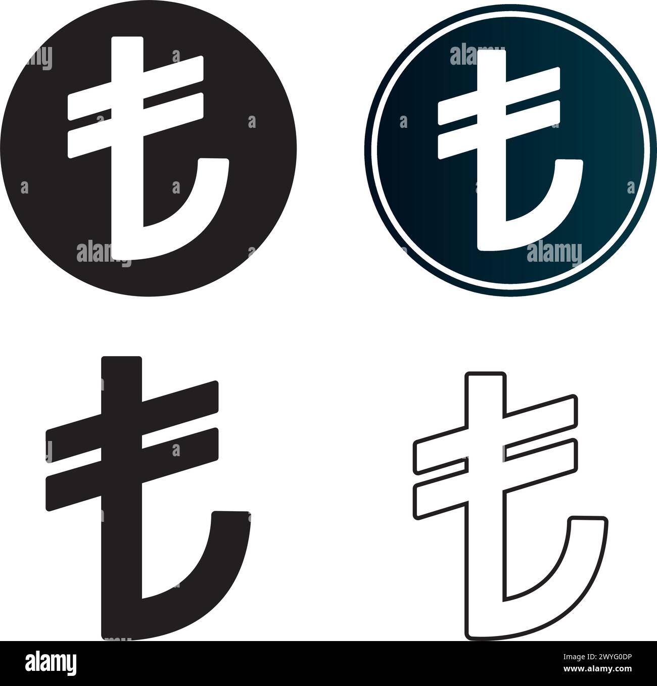 Lira bills Stock Vector Images - Alamy