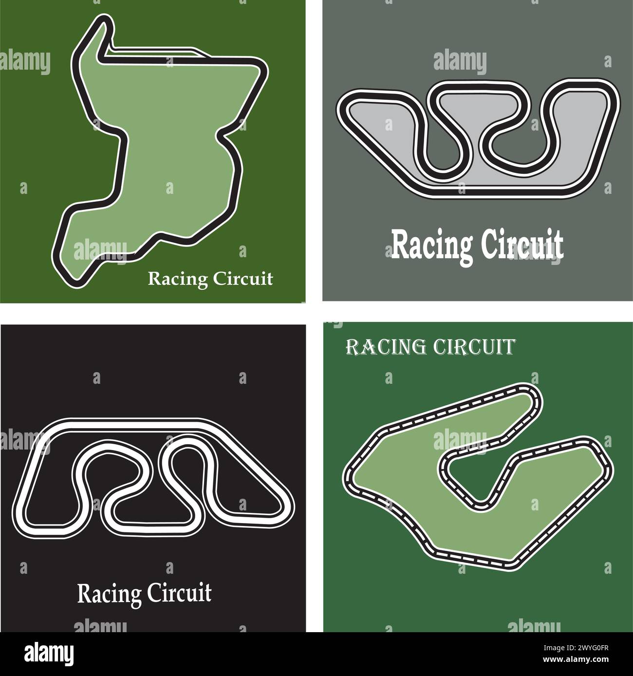 International motorsport Stock Vector Images - Alamy