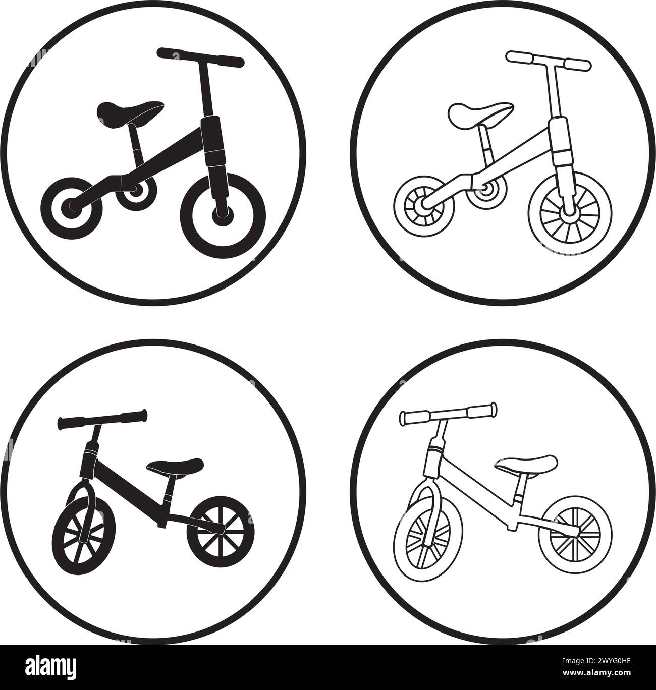 Children's bicycle icon vector illustration design Stock Vector Image ...