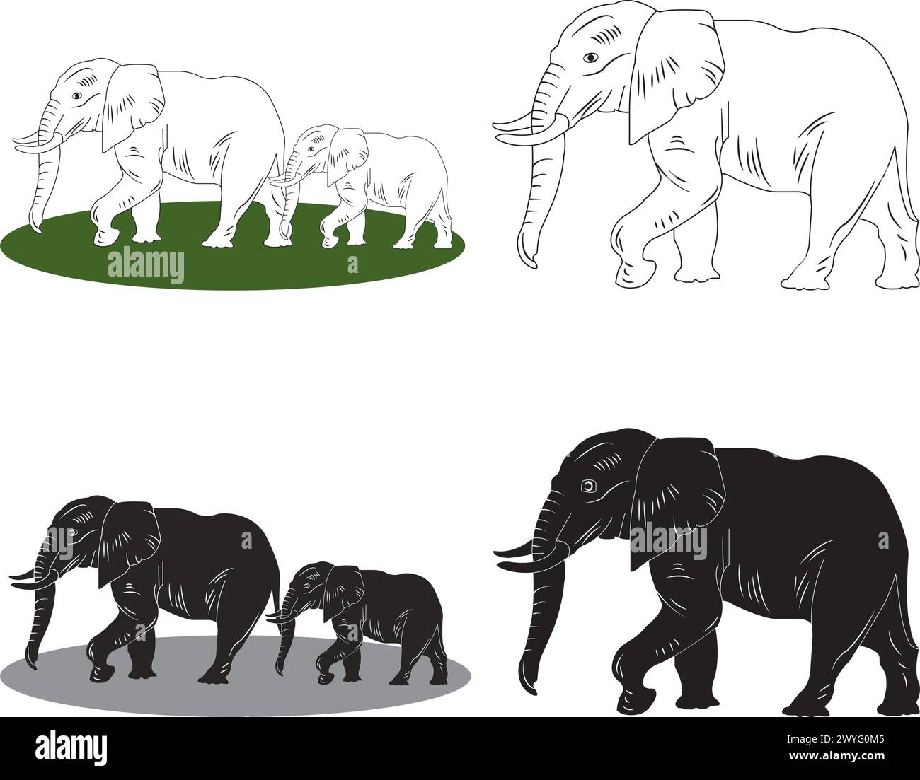 Elephant icon vector illustration symbol design Stock Vector Image ...