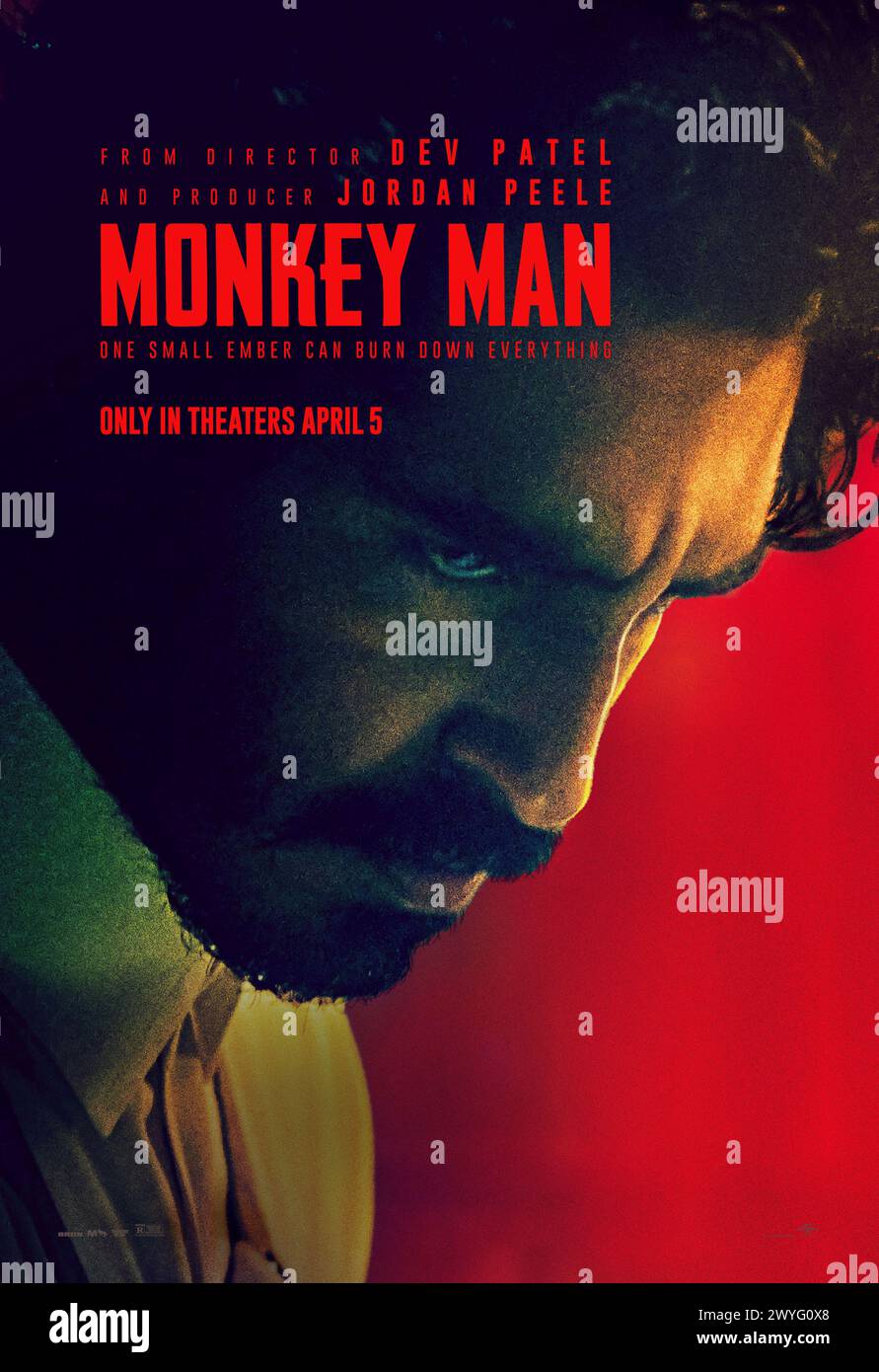 Monkey Man (2024) directed by Dev Patel and starring Dev Patel, Sharlto ...
