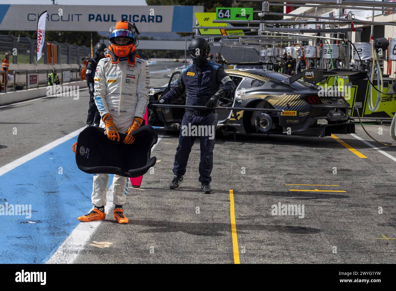 ARROW Daan (nld), Winward Racing, Mercedes-AMG GT3 Evo, portrait during the 1st round of the ...