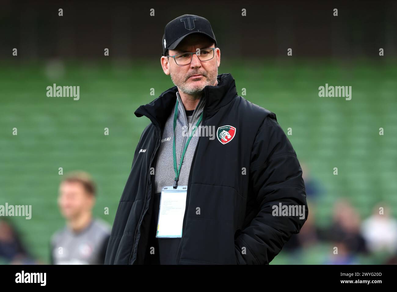 Leicester Tigers head coach Dan McKellar before the Investec Champions Cup round of 16 match at ...