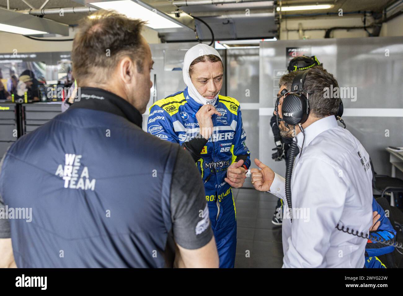 ROSSI Valentino (ita), Team WRT BMW M4 GT3, portrait during the 1st ...