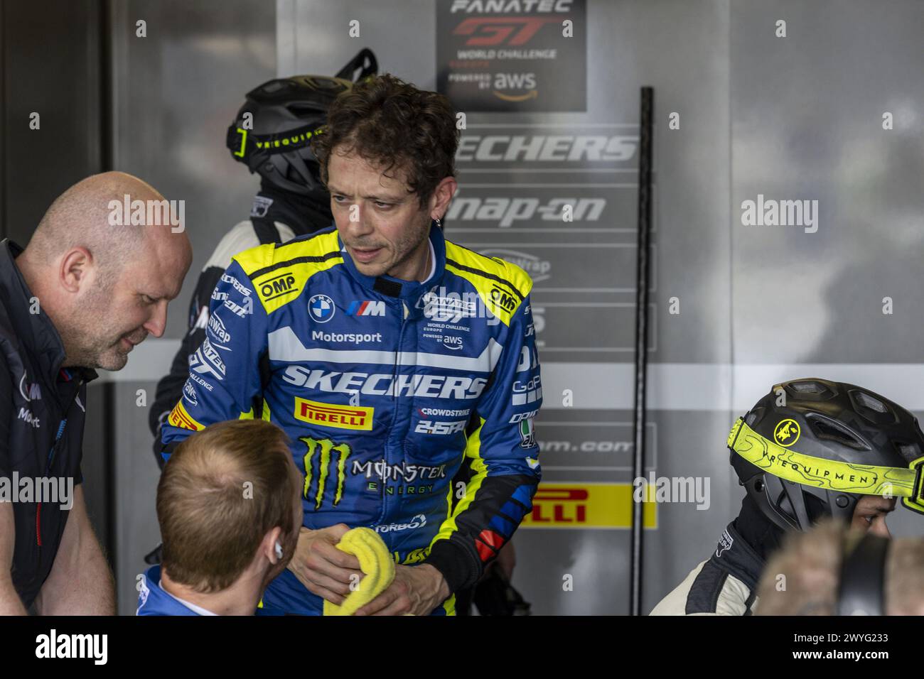 ROSSI Valentino (ita), Team WRT BMW M4 GT3, portrait during the 1st ...