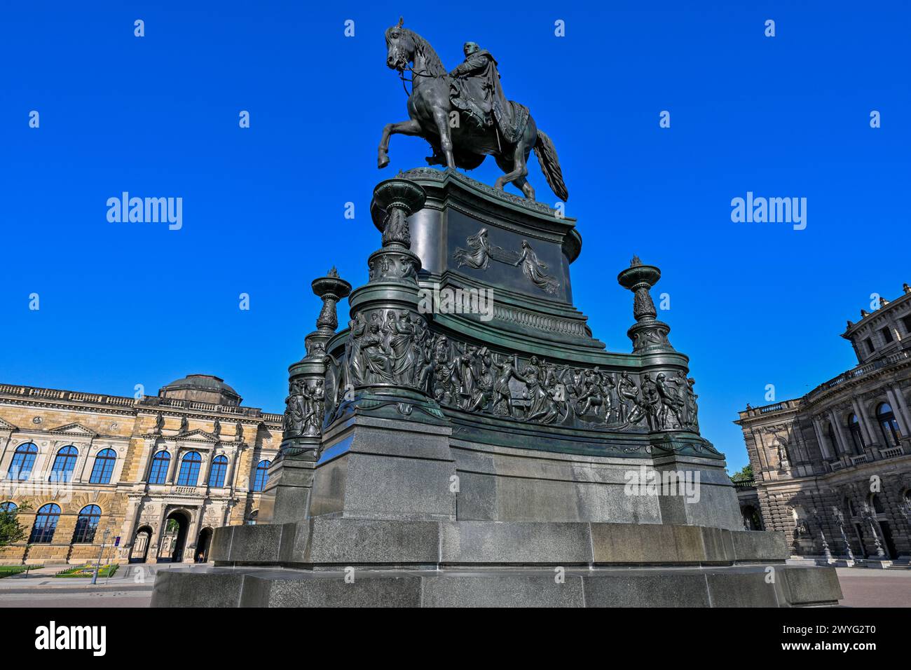 Dresden, Germany - Jul 9, 2023: State Opera House (Semperoper) and King ...