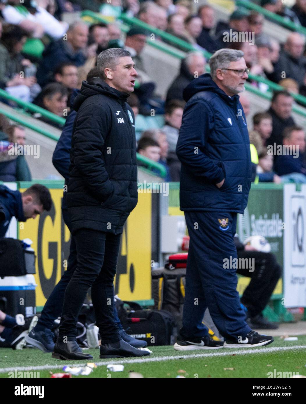 Edinburgh, UK. 06th Apr, 2024. Scottish Premiership - Hibernian FC v St ...