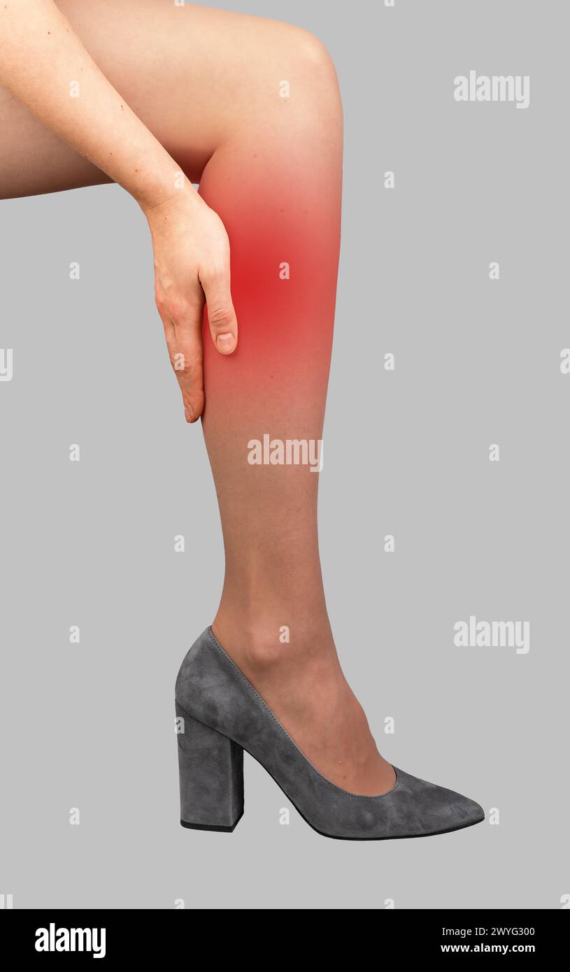 Human calf pain hi-res stock photography and images - Alamy