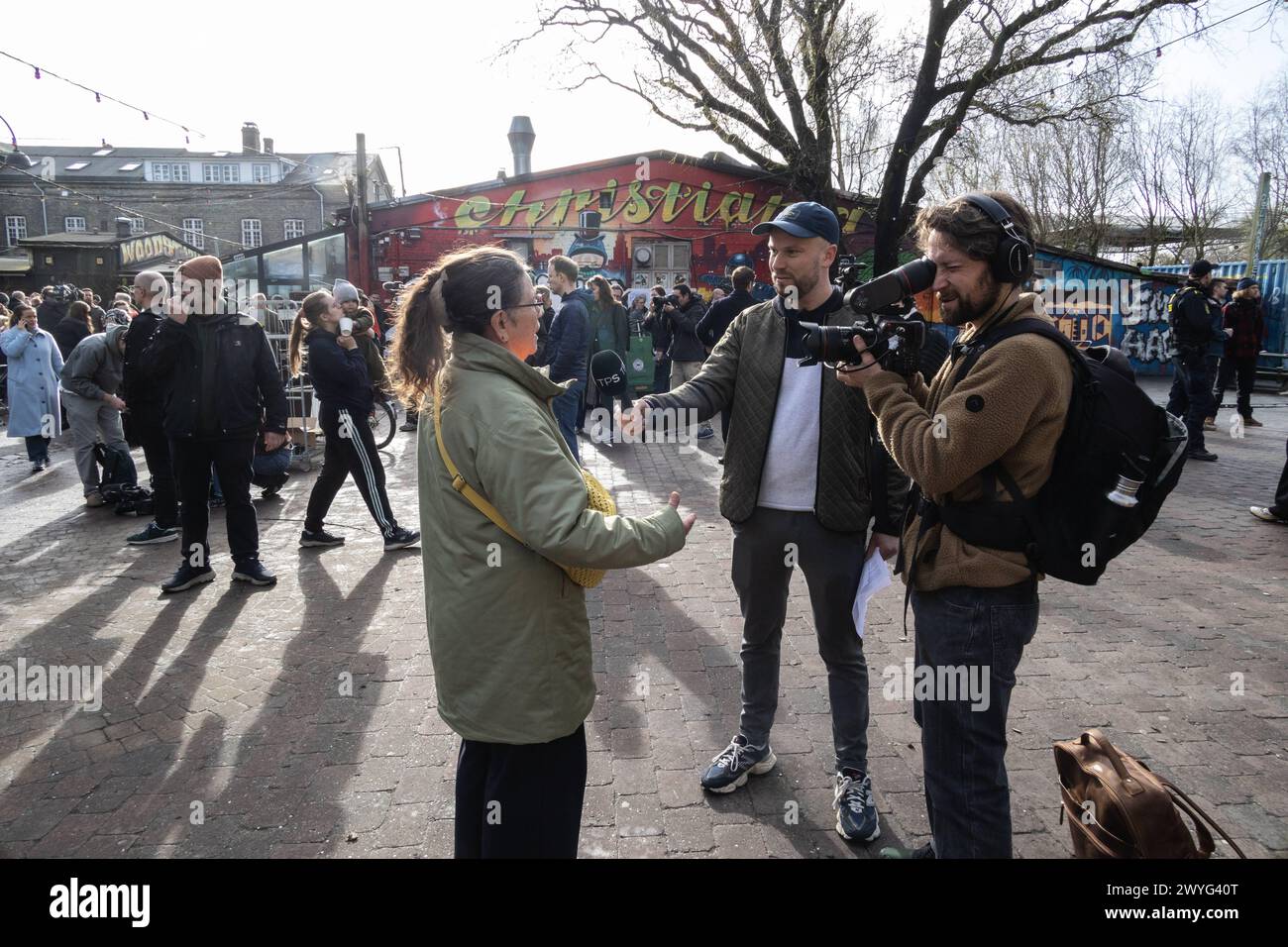 Danish stand-up comedian Morten Wichmann interviews Hulda Mader ...
