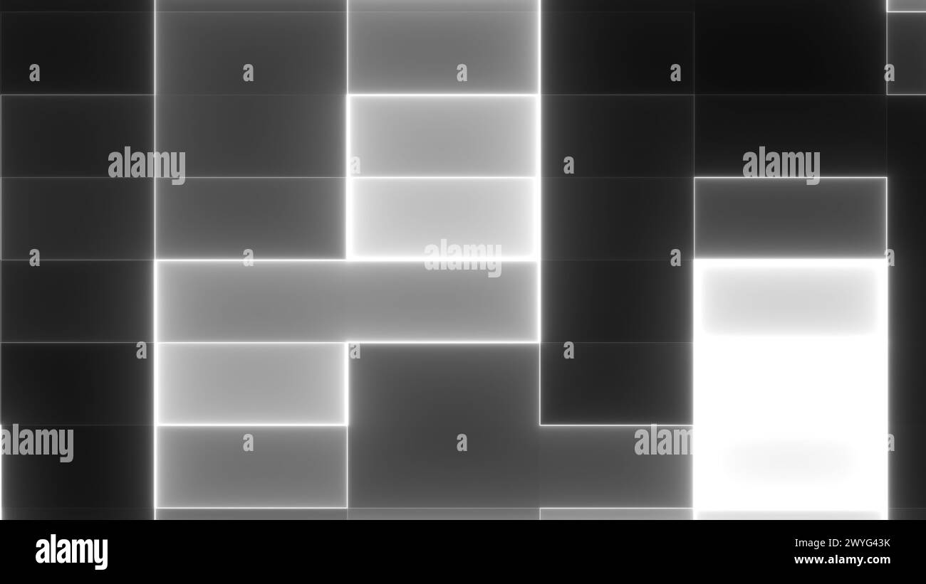 Animation abstract digital data blocks hi-res stock photography and ...