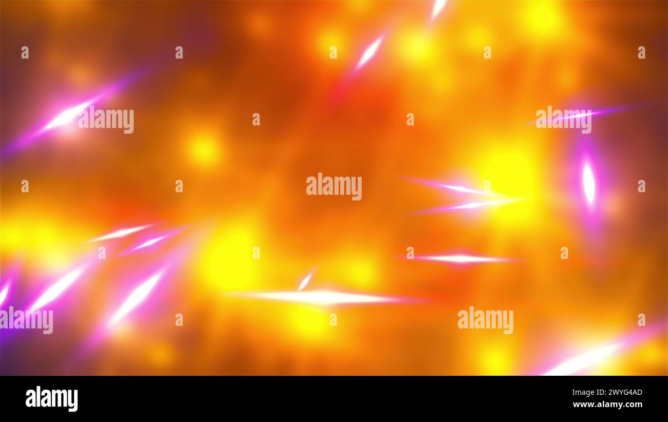Defocus lights with beams. Computer generated 3d render Stock Photo - Alamy
