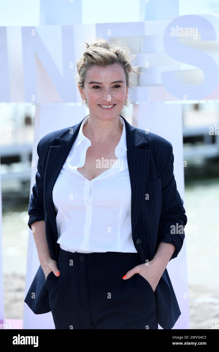 Cannes, France. 06th Apr, 2024. Cannes - 7th Canneseries International Festival - "Plus Belle La ...