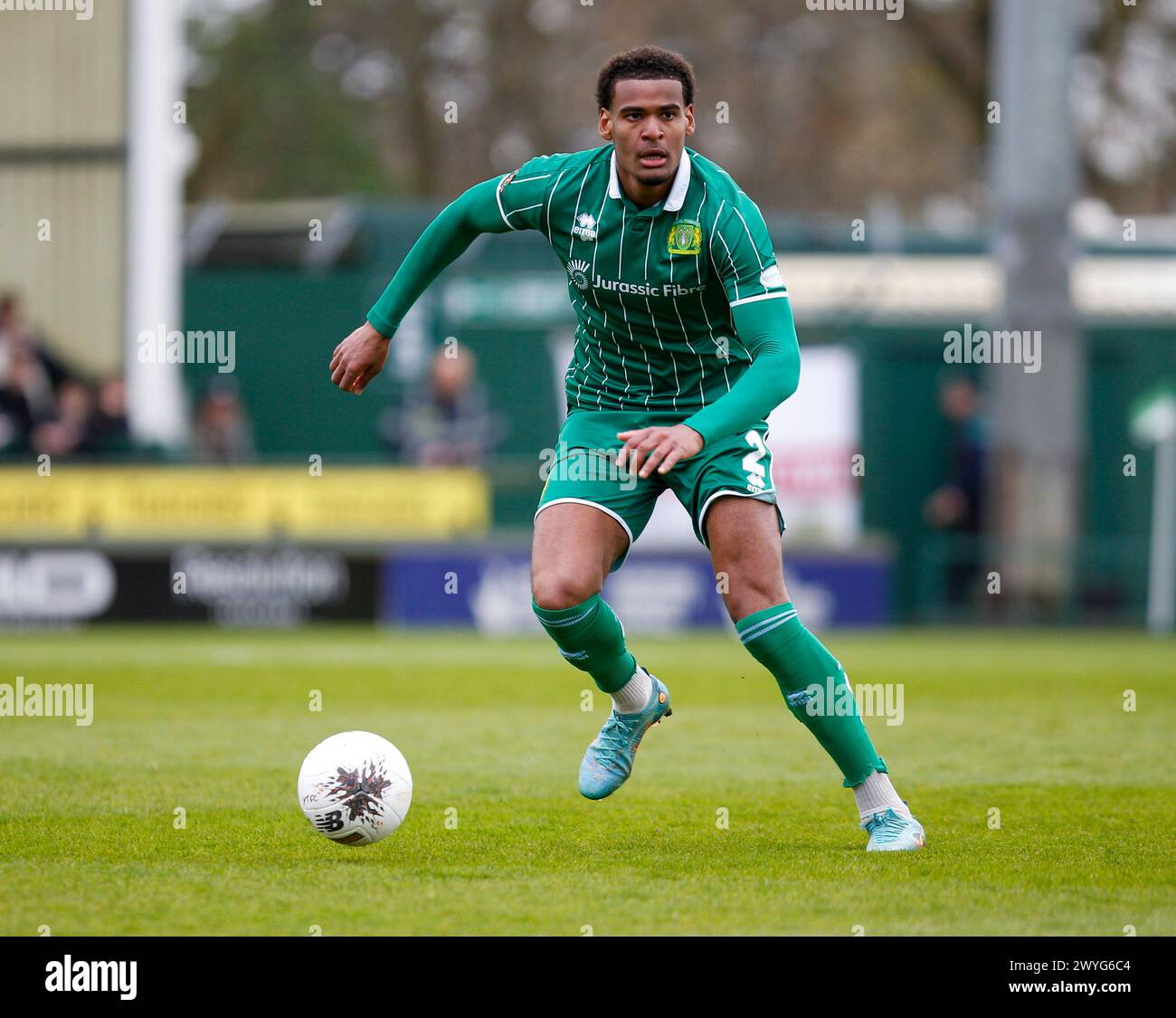 Morgan Williams of Yeovil Town during the National League South match ...