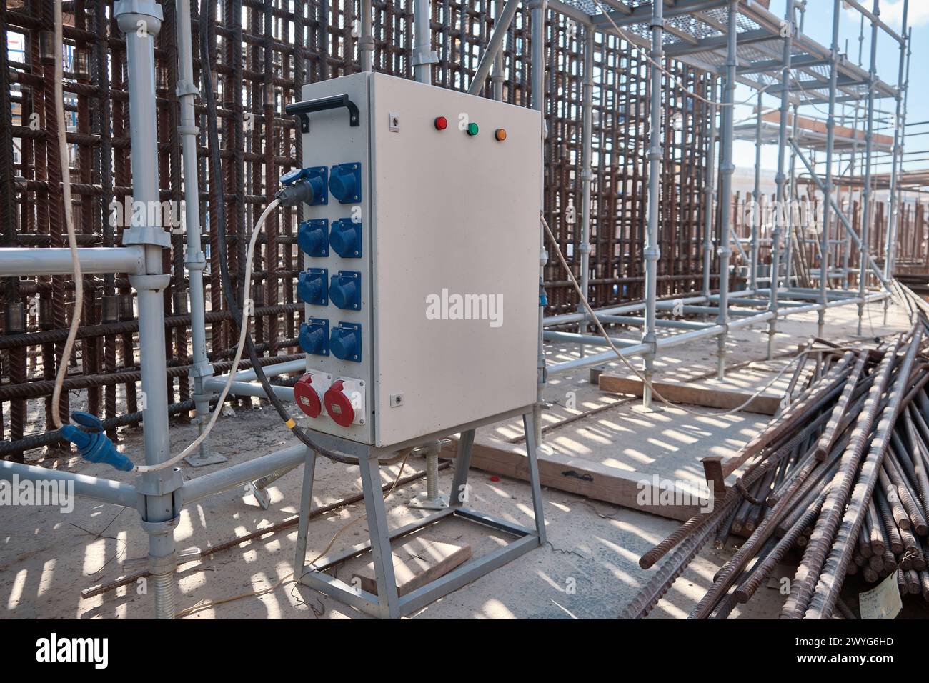 Portable electrical switchboard hi-res stock photography and images - Alamy