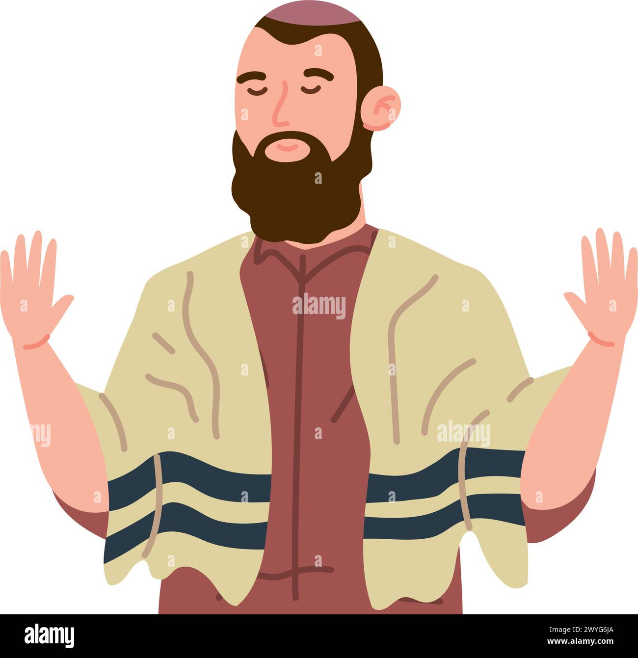 jewish tefillin male praying Stock Vector Image & Art - Alamy jewish tefillin male praying Stock Vector Image & Art - Alamy