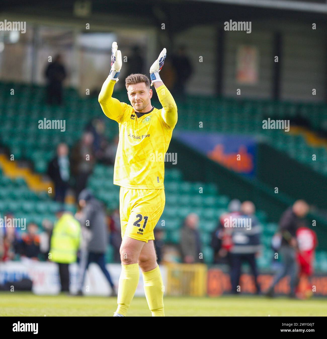 Joe Day of Yeovil Town after the National League South match at Huish ...