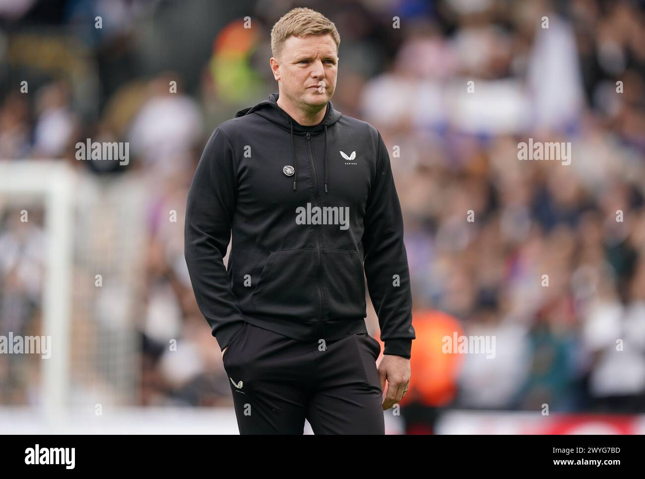 LONDON, ENGLAND - APRIL 6: Eddie Howe, Manager of Newcastle United ...