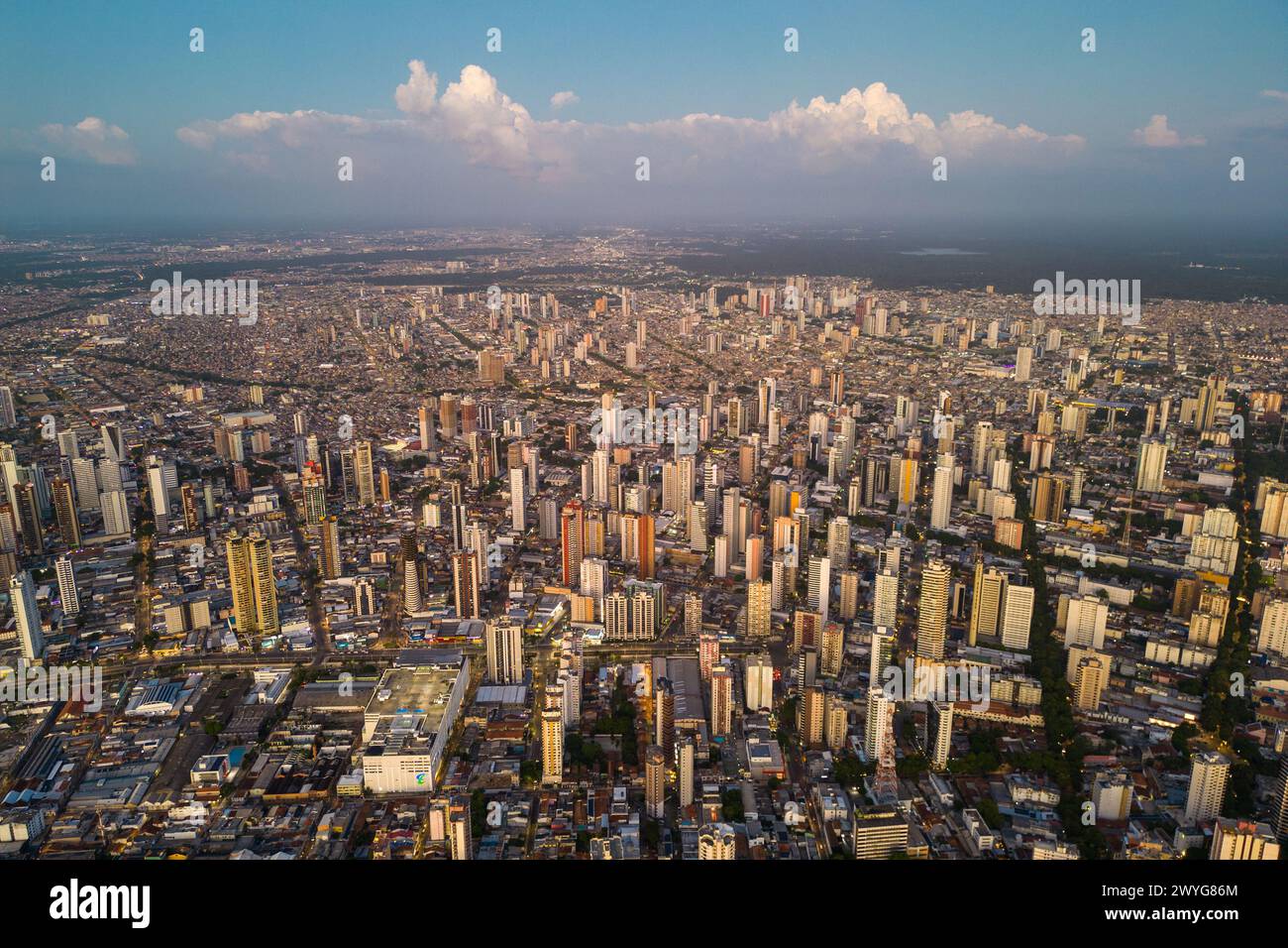 Aerial View of Belem City in North of Brazil Stock Photo - Alamy