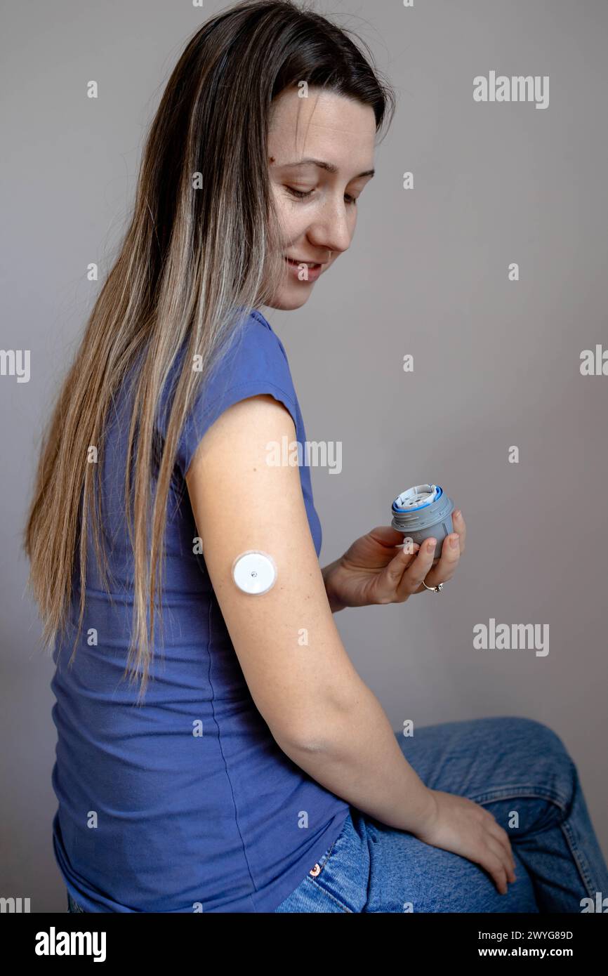 Glucose test patch hi-res stock photography and images - Alamy