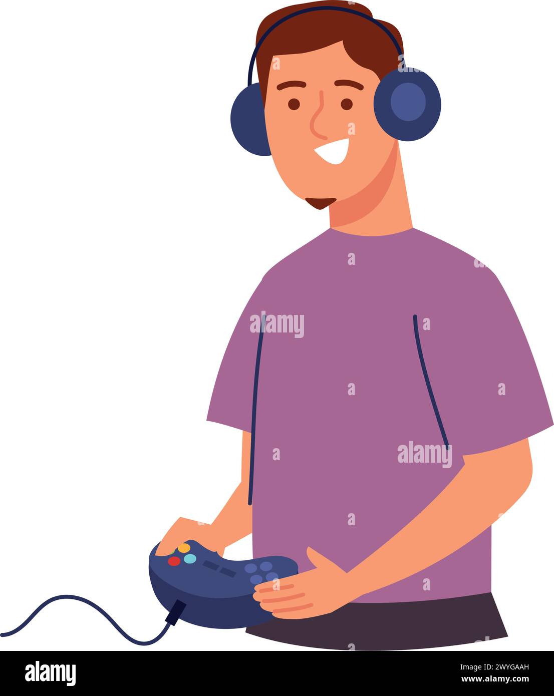 geek pride day gamer with gamepad Stock Vector Image & Art - Alamy