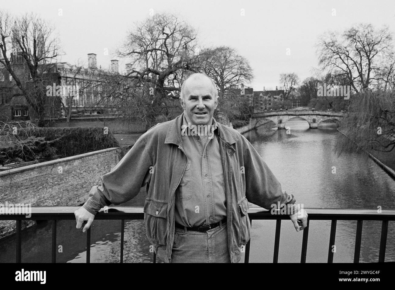 A portrait of Australian-born, Clive James, on 20th January 1990, in ...