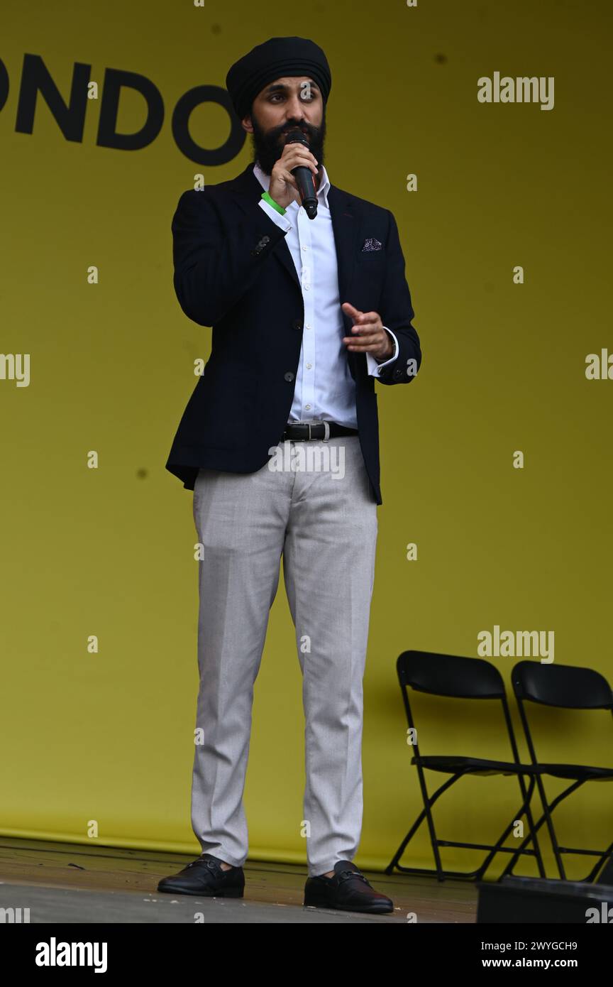 London, UK. 6th Apr, 2024. Speaker Virdi Mazaria from BBC's The ...