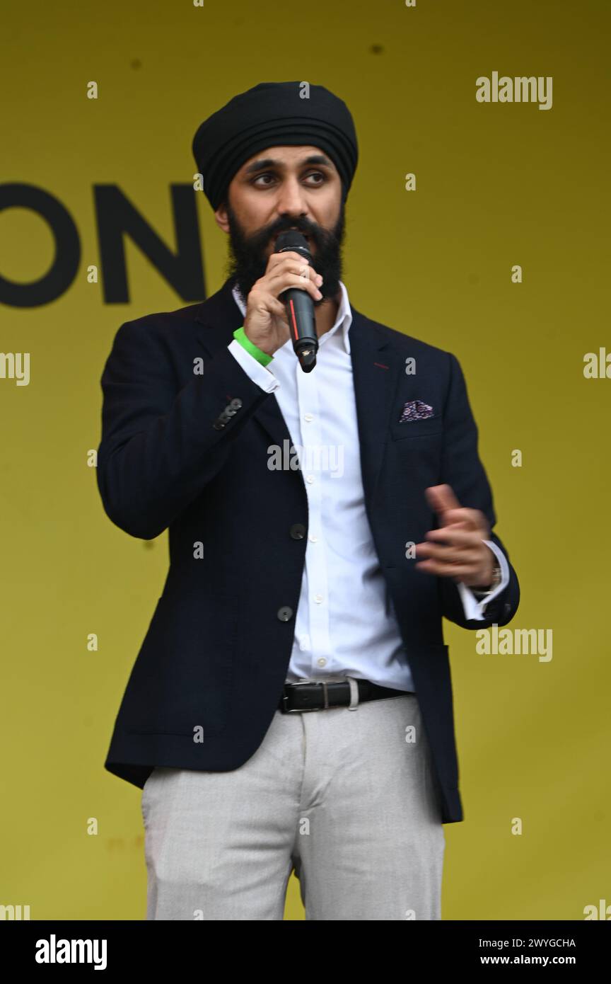 London, UK. 6th Apr, 2024. Speaker Virdi Mazaria from BBC's The ...