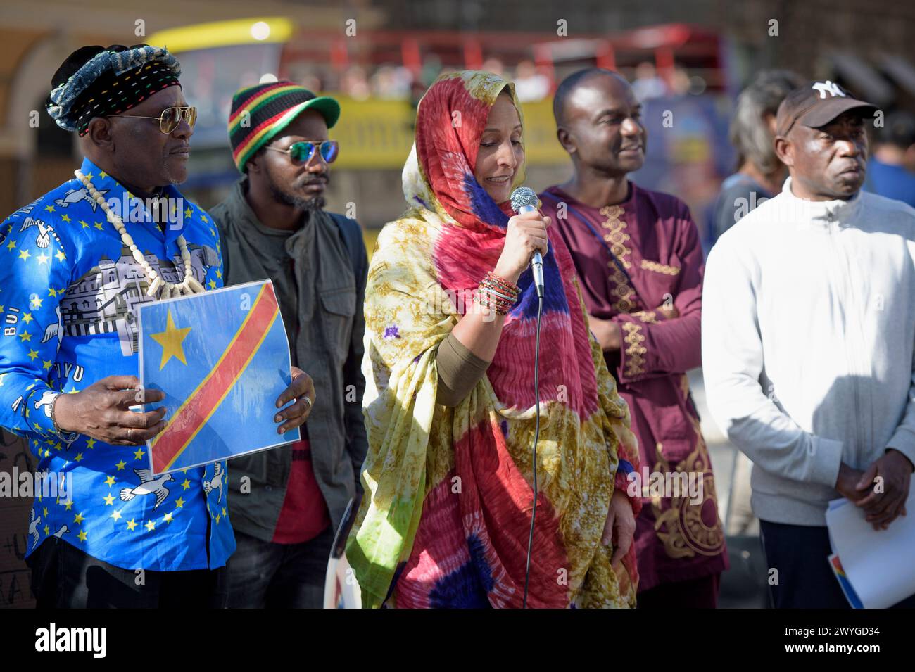 April 6, 2024, Rome, Italy: FATIMA MAFUD, the representative of the ...
