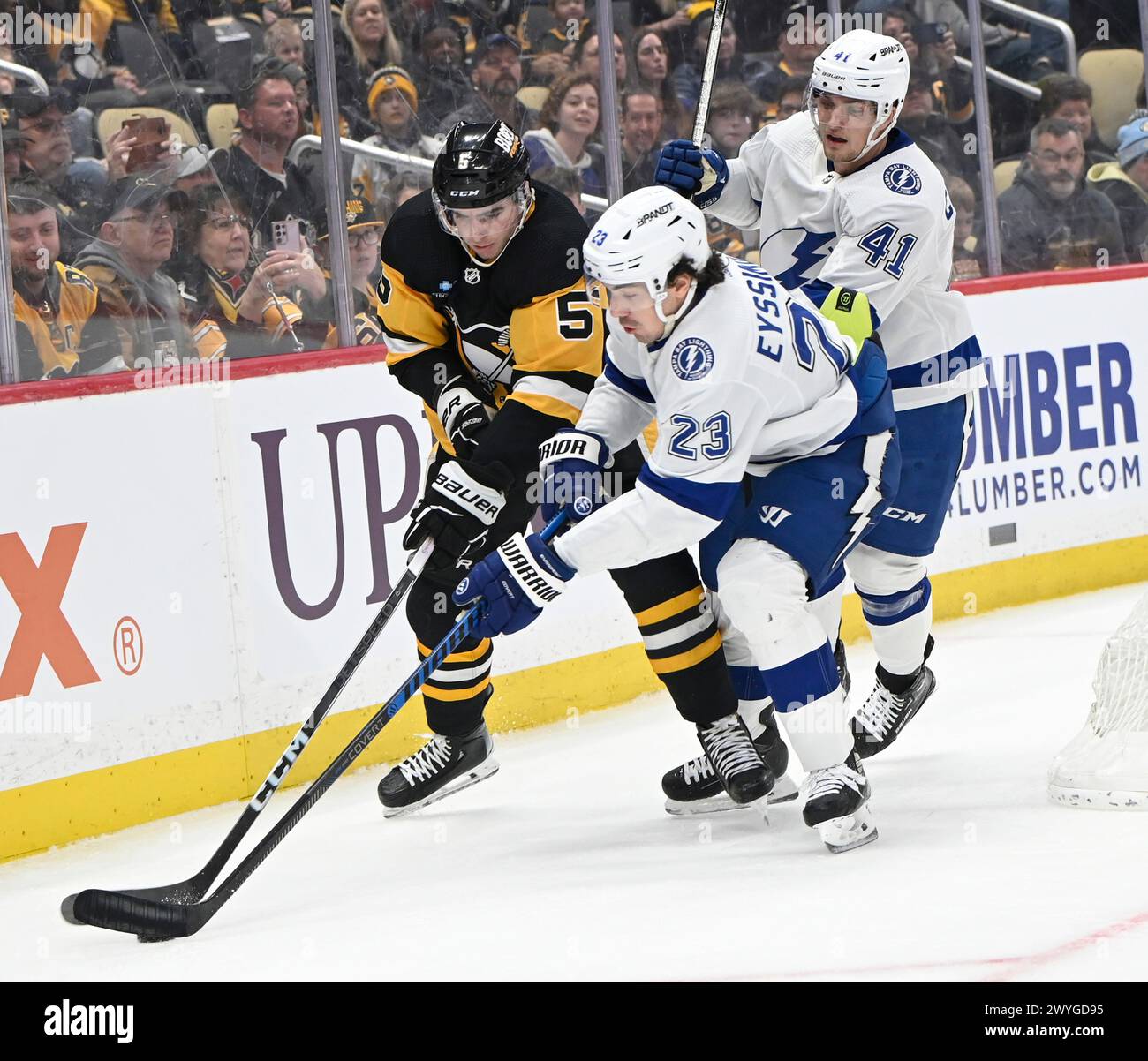 Pittsburgh, United States. 06th Apr, 2024. Pittsburgh Penguins ...